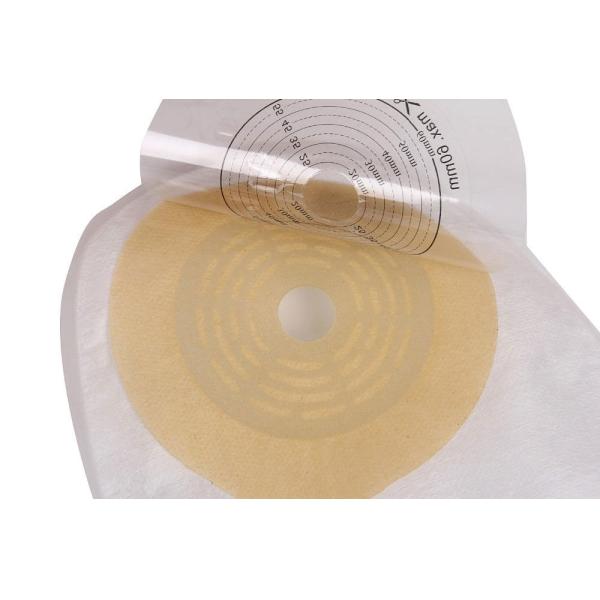 Quality Single Liner Colostomy Bag Clear Open Pouch Clamp Closure Drainable 15-60mm for sale