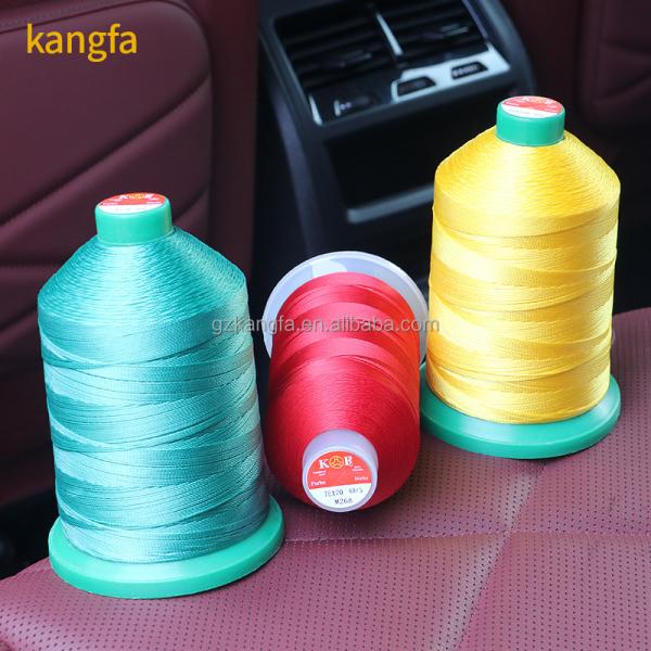 Quality 3000m Cone Nylbond Tkt-40 White Strong Bonded Thread for Upholstery 210D/3 40 for sale