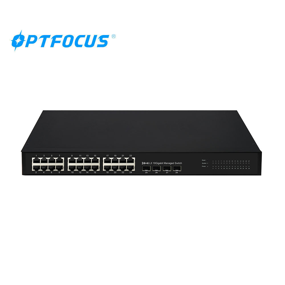 OPTFOCUS 4 Port POE Switch 100M PSE +2Ports 100M up link POE Switch Compatible With Huawei Zte Vsol