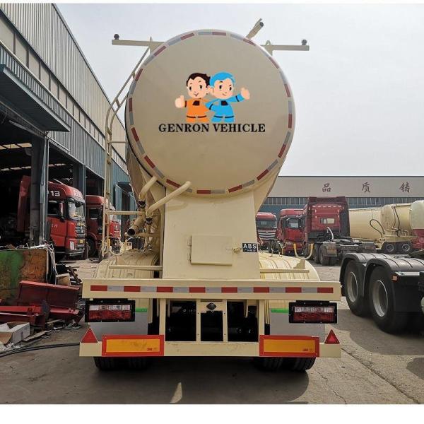 Quality Pneumatic Bottom Loading BPW 55CBM Dry Bulk Tanker Trailer for sale