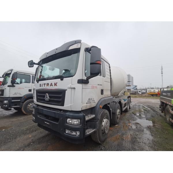 Quality Sinotruk 12cbm Second Hand Concrete Mixer Trucks Euro V Emission Strong Load for sale