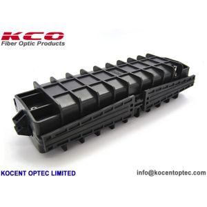 Quality 96 Cores 4 Ports 4 Trays Horizontal Inline Fiber Optic Splice Closure for Aerial for sale