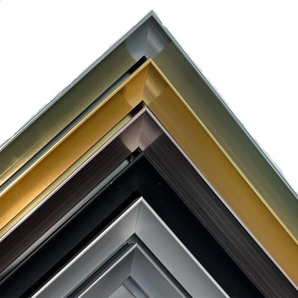 Quality Custom Size Metal Photo Frame Canvas Poster Frames Molding for Personalized Wall Decor for sale