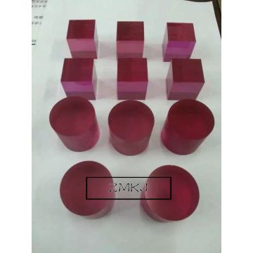 Quality Wearable Synthetic Ruby Custom Shape Red Titanium Sapphire Laser Crystals for sale