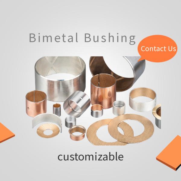 Quality Tin Plating Bimetal Bearing Bushes CuPb10Sn10 Slide Layer for sale