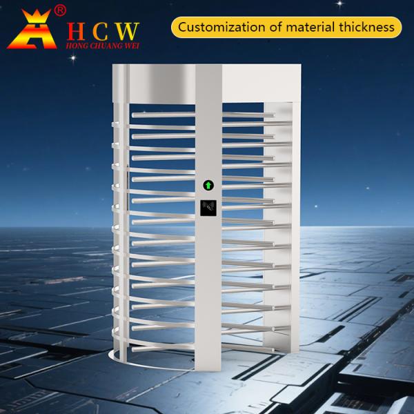 Quality Semi-Automatic Full-Height Turnstile for Construction Sites with Face Recognitio for sale