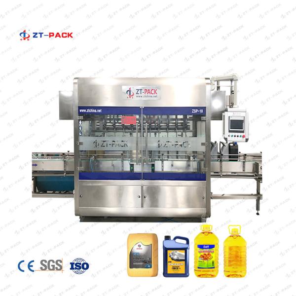 Quality SS316 plastic bottle engine oil lube oil drum 5L by flow meter high speed for sale