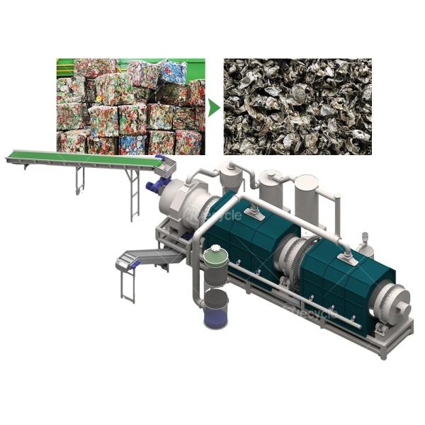 Quality Aluminum Cans Paint Carbonization Furnace UBC Cans Decoating Machine for sale