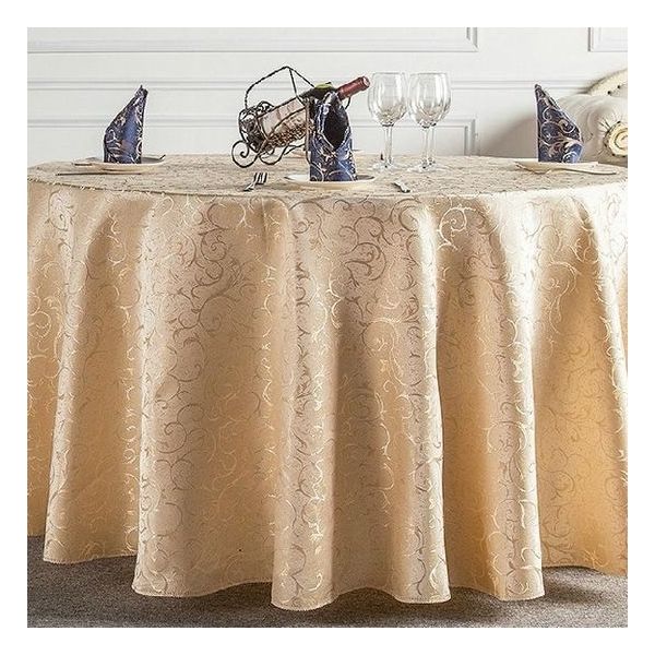 Quality 100% Polyester New Design Pure Color Table Cloth for sale