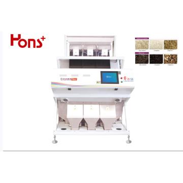 3 Chutes Optical CCD Rice Color Sorter Machine Intelligent LED Source