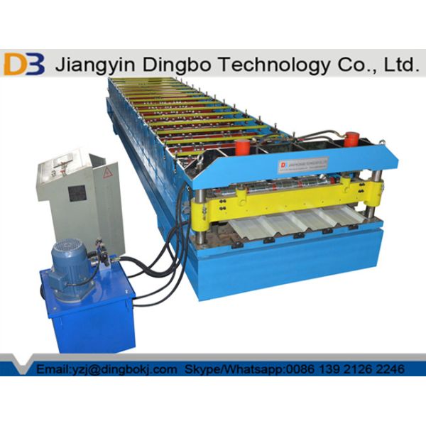 Quality Steel Tile Roll Forming Machine With Hydraulic Control System For Fencing for sale