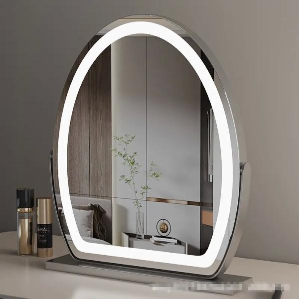 Quality Silver LED Makeup Mirror 3000K - 6000K Hollywood Makeup Mirror for sale