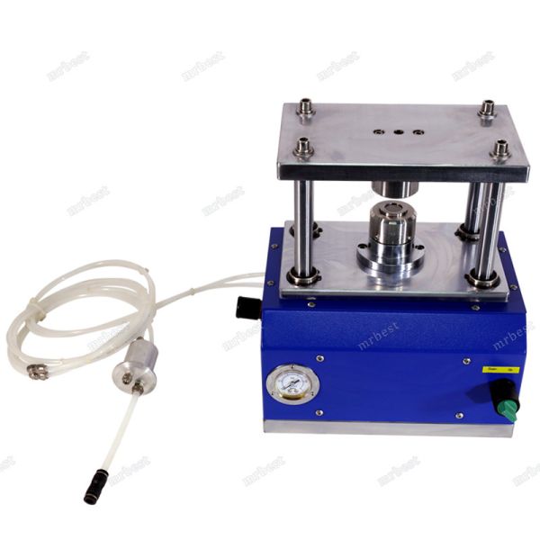Quality Lab Gas Driven Coin Cell Sealing Machine For CR2032 CR2025 CR2016 Assembly for sale
