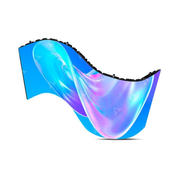 Quality 4K P1.5mm Flexible LED Display 650 Nits Flexible Led Screen Panel for sale