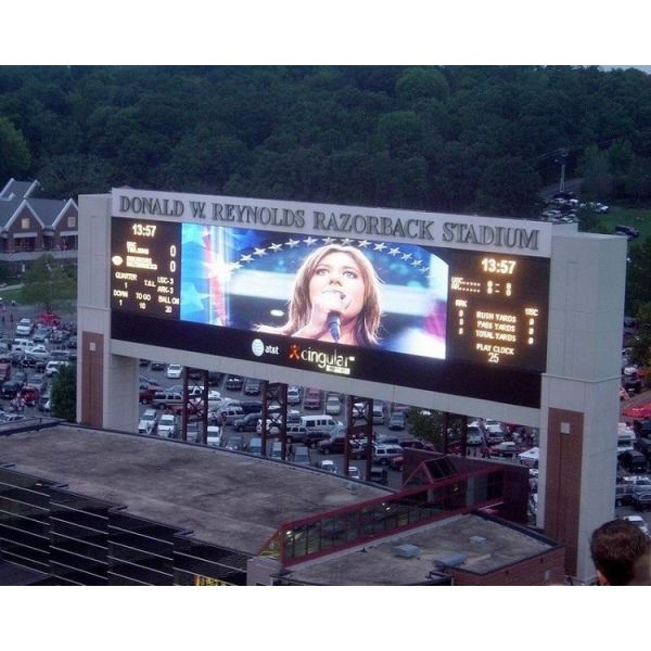 Quality giant outdoor 10ft x 12ft led advertising screen price for concert for sale