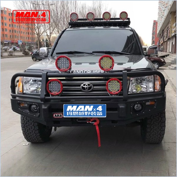Quality Purple Horn TOYOTA Bull Bar 100 Series Land Cruiser Rear Bumper for sale