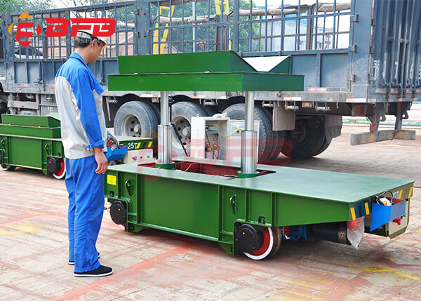 Quality Workshop Using Coil Transfer Cart Steerable 15ton Battery Powered for sale