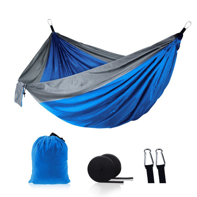 Wholesale Outdoor Nylon Parachute Travel Hammock Double Camping Hammock