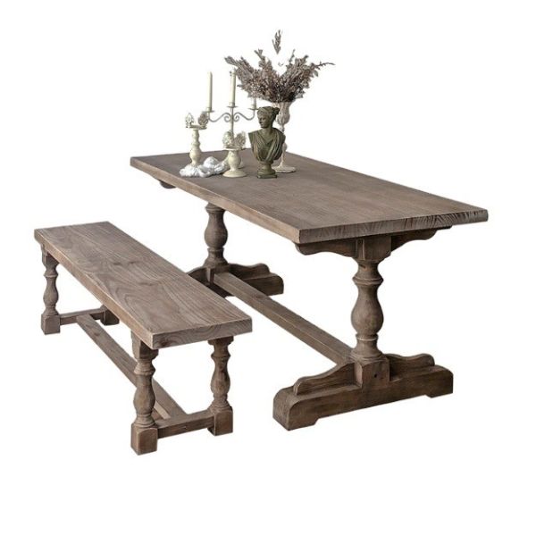 Quality Pine Wood Frame Dining Chair for Unique Furniture Design Kitchen Restaurant Folding Table for sale