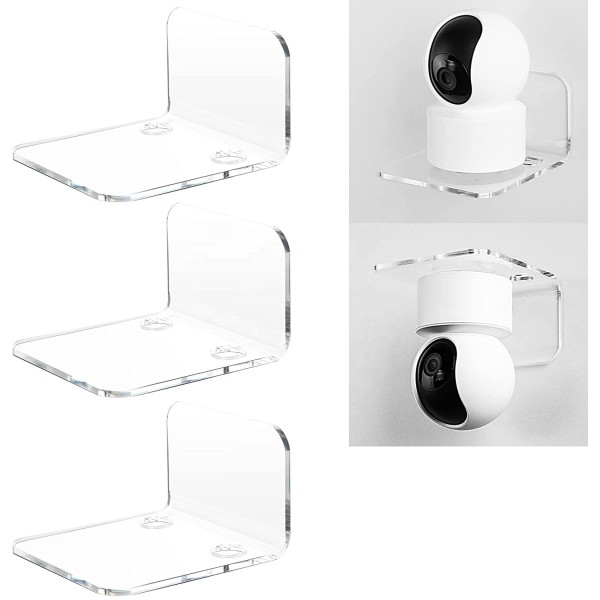 Quality Small Lucite Display Stands Wall Bookcase Plexiglass Corner Floating Shelf For for sale