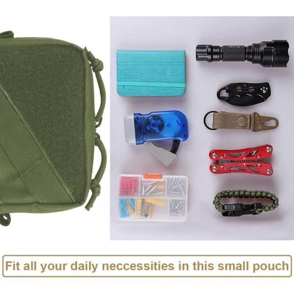 Quality OEM ODM Tactical Molle Admin Pouch Multi Purpose 1000D Cordura for sale