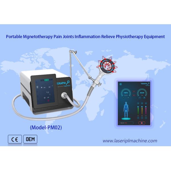 Quality Physiotherapy Electromagnetic Therapy Machine Air Cooling Pain Relief Treatment for sale