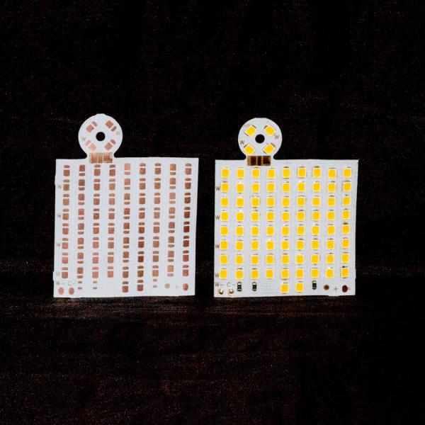 Quality Flexible 0.4mm 3.0mm SMD LED PCB Board Assembly Aluminum Base for sale