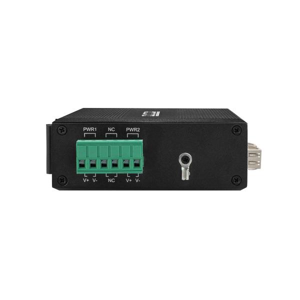 Quality 4 Port Hardened Network Switch Gigabit Based SFP Fiber Optic Unmanaged CE IP40 for sale