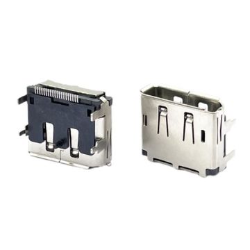 Quality 20P Displayport USB Socket Connection Micro USB Socket Female LCP Solder Plating for sale