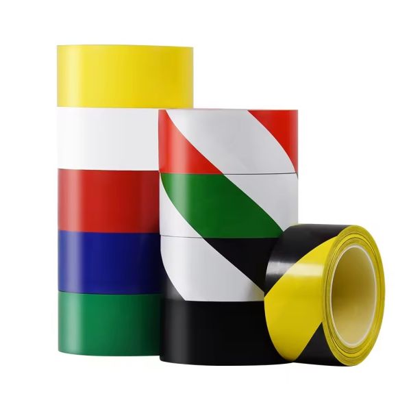 Quality Waterproof Custom Size PVC Marking Tape For Safety Warning Floor Marking Adhesive Tape for sale