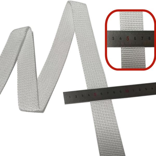 Quality Custom White Woven Polypropylene Webbing 32mm PP Webbing Strap for sale