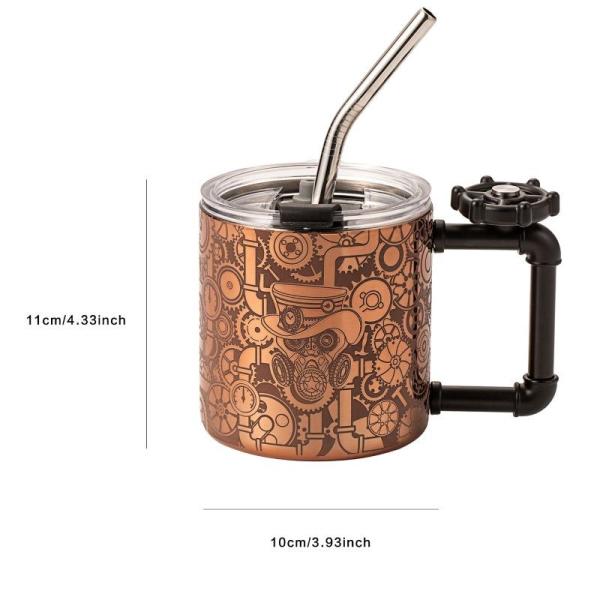 Quality 14oz Stainless Steel Insulated Coffee Mugs Double Wall Stress Relieving for sale