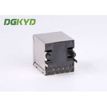 Quality 180 Degree Magnetic RJ45 Jack Module Cat 5 Top Entry Ethernet Socket Manufacture for sale