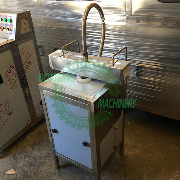 Quality Mouth Top Label Shrink Tunnel For 5 Gallon Water Bottling Machine for sale