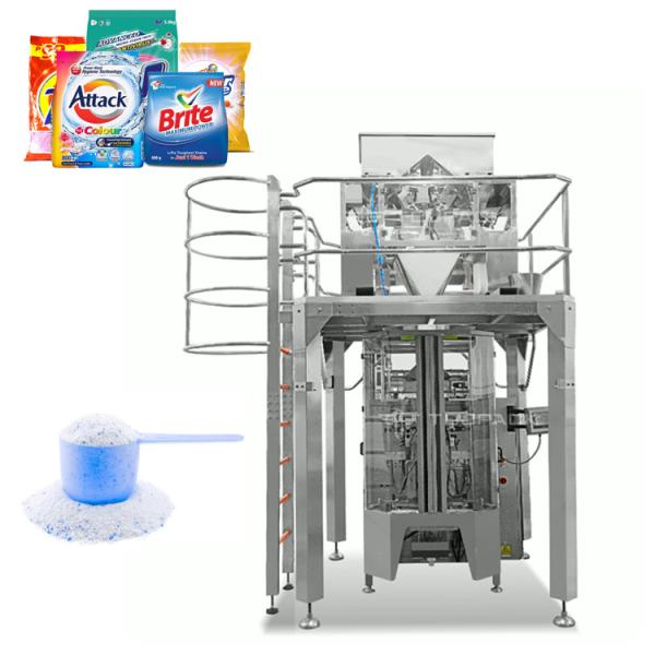 Quality 1kg 2kg 5kg Detergent Powder Bag Packing Machine Automatic Weighing For Powder Soap Packaging for sale