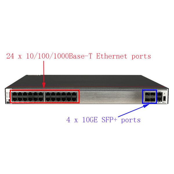 Quality 24 Ports Network Switch S5731-S24T4X Series with POE Function and USB Fast for sale