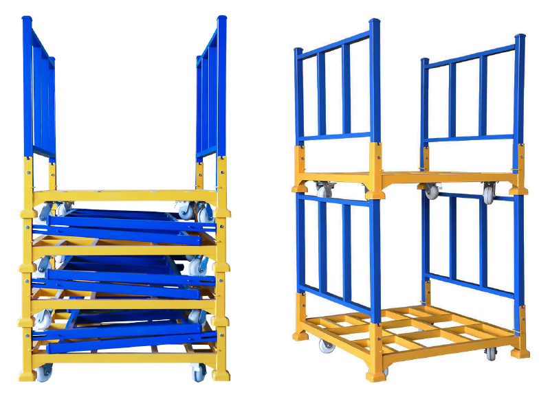 Folding Pallet Stacking Rack