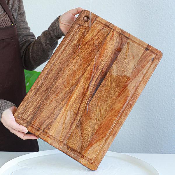Quality Kitchen Wooden Chopping OEM Walnut Cutting Board Blocks Black for sale