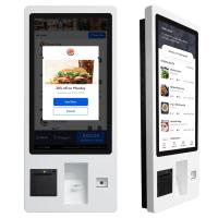 Quality RK3288 Restaurant Food Self Ordering Kiosk System 21 Inch-32 Inch Touch Screen for sale