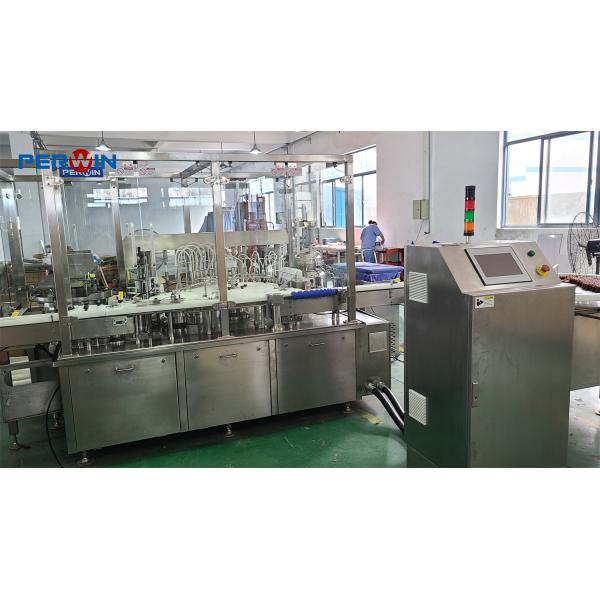Quality PLC Bus Control Vial Filling Line with Argon Fill for Oxygen Level Below 5% for sale