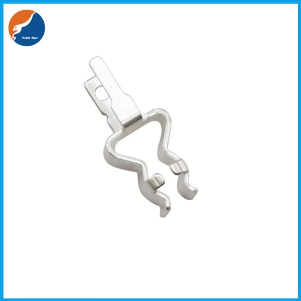 Quality SL-007 Copper Brass Nickel Plated PCB Mount Fuse Clips For 3x10mm Glass Ceramic for sale