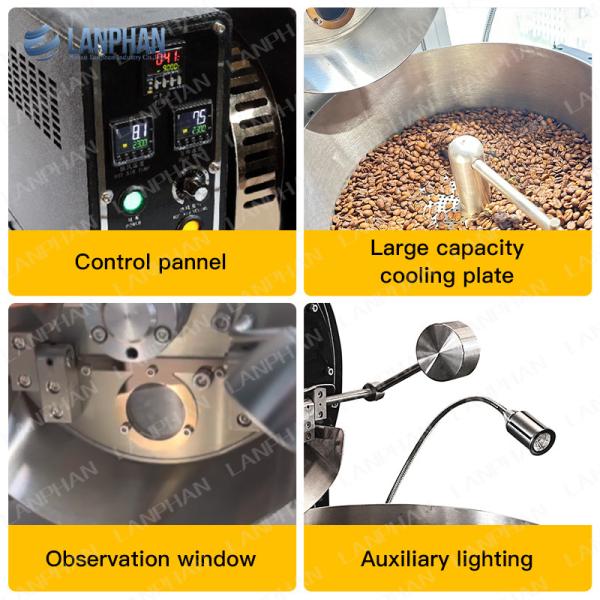 Quality 3000g Coffee Roaster Machine Cafe Roasting Machine Coffee Bean Roaster For Home for sale