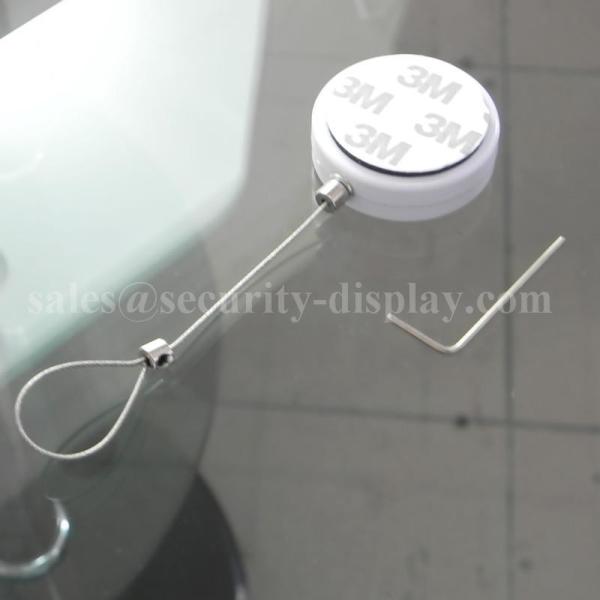 Quality Round Anti-Theft Display Pull Box with Circular Sticky metal Plate end for sale