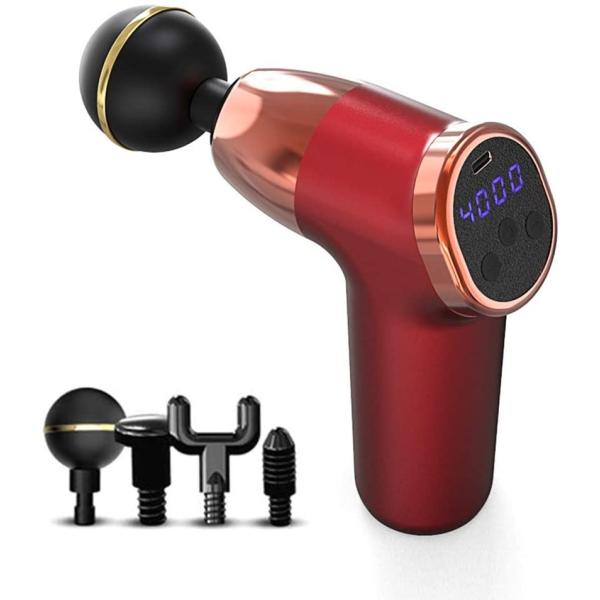 Quality USB Type C Handheld Percussion Massage Gun 20 Speeds 3200rpm for sale