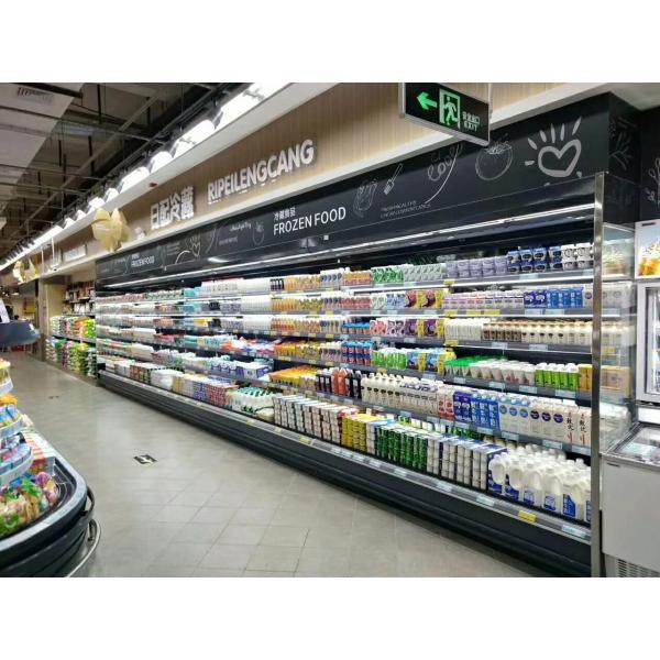 Quality Slimline Multideck Display Fridge With LED Lighting And Adjustable Shelving for sale