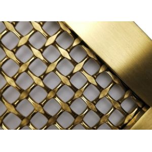 Quality Crimped Type Weave Architectural Metal Screen With Stainless Steel or Aluminum for sale