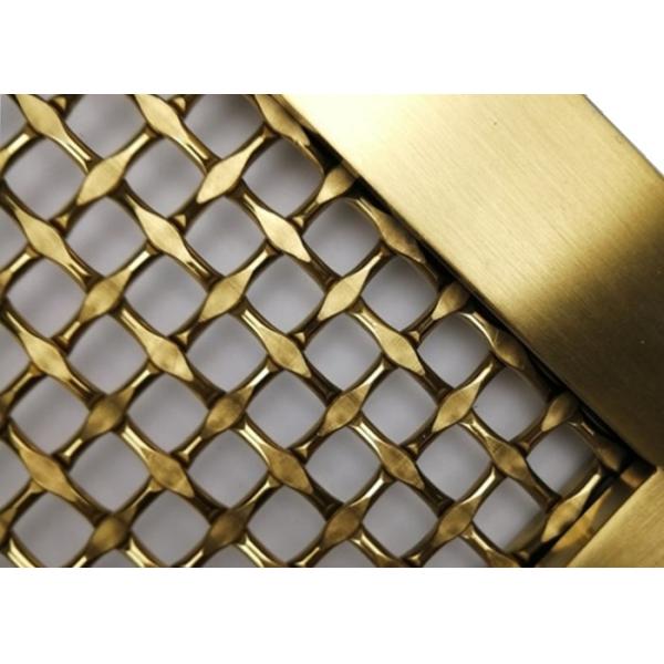 Quality Crimped Type Weave Architectural Metal Screen With Stainless Steel or Aluminum for sale