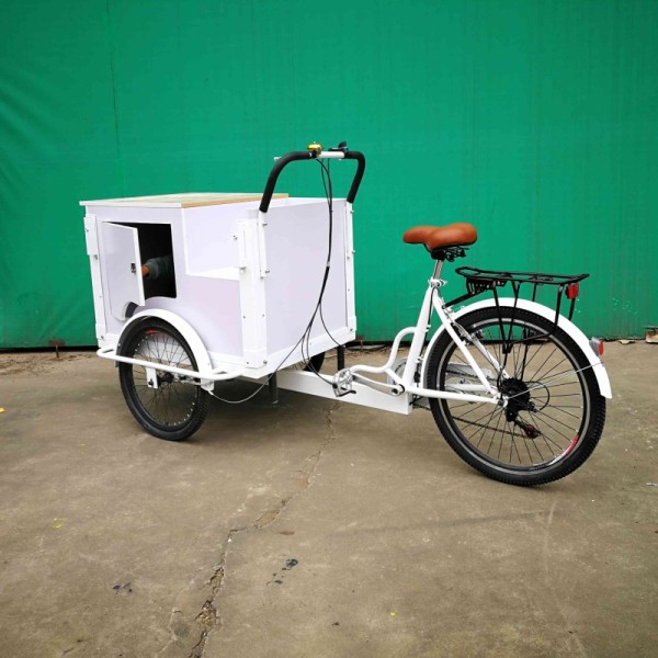 Quality Customize Three Wheels Tricycle Food Cart for Easy Operation and Efficiency for sale