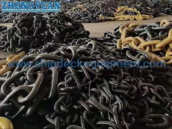 Quality Stud-Link Marine Anchor Chain | U1 U2 U3 Flash-Butt Welded for Ship Anchoring for sale