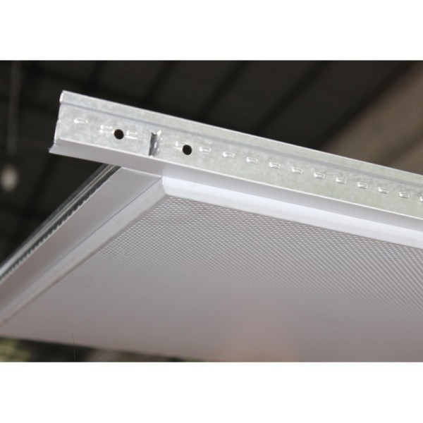 Quality Aluminium Lay In Acoustic Ceiling Tiles Sheet Installed with T Grid Square 600 x 600 for sale